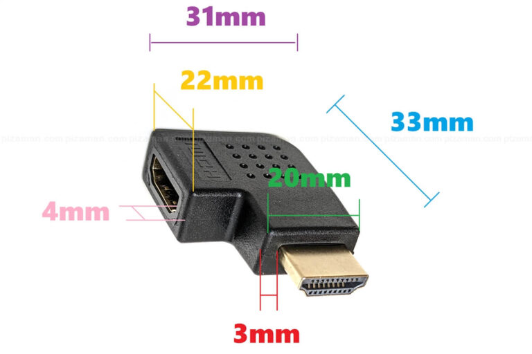 【L字変換】100均ダイソー「HDMI L型アダプタ（4K対応）」 | 格安スマホマイスターぴざまん