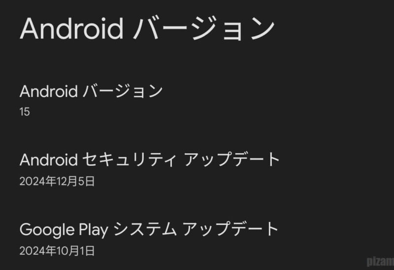 【2024年12月】Pixelの月例アップデート(AP4A.241205.013)概要。 | 格安スマホマイスターぴざまん 【2024年12月】Pixelの月例アップデート(AP4A.241205.013)概要。 | 格安スマホマイスターぴざまん